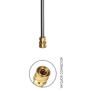 Sooprinse Pressure Washer Wand,Stainless Steel Quick Connect Lance,Replacement Spray Wand,16",5000PSI