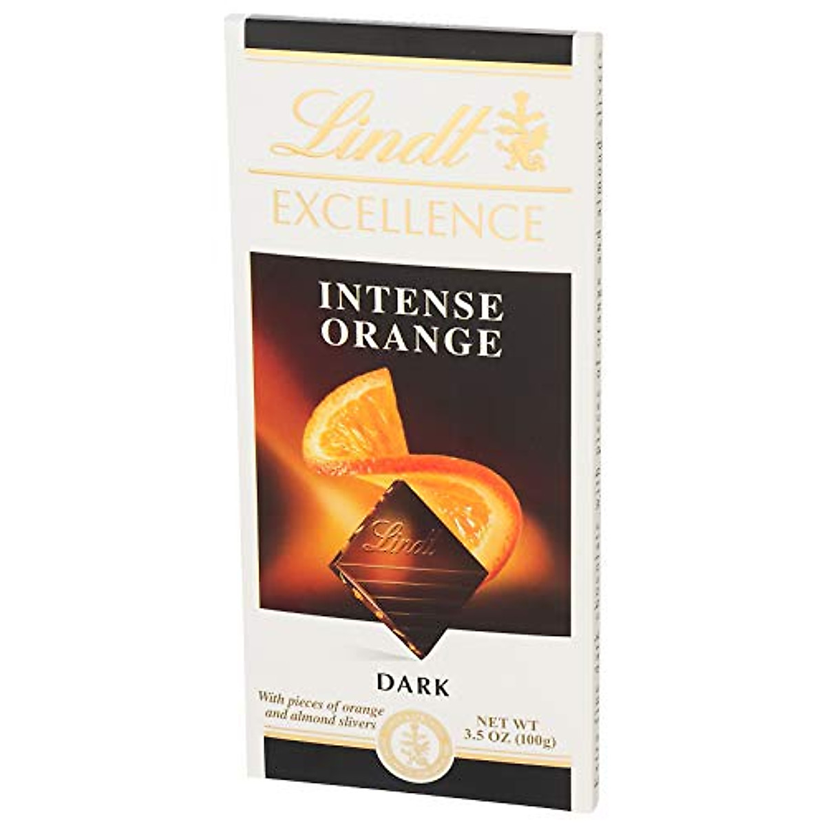Lindt Excellence Intense Orange Dark Chocolate Bar, 3.5 Ounce