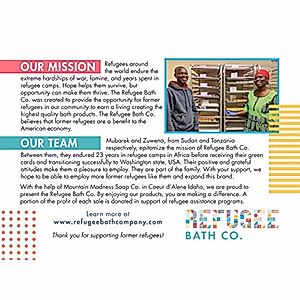 Refugee Bath Co. Variety Pack Bath Bombs Tea Tree and Eucalyptus Essential Oils Cocoa Butter Support Refugee Employment in USA (12 Pack)