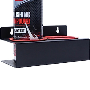 Car Spray Bottle Holder, Wall-Mounted Spray Bottle Rail, Heavy-Duty Spray Bottle Hanger, Garage Bottle Organizer, Car Detailing Spray Holder, Sturdy Spray Bottle Rack, Detailing Accessory Organizer, S