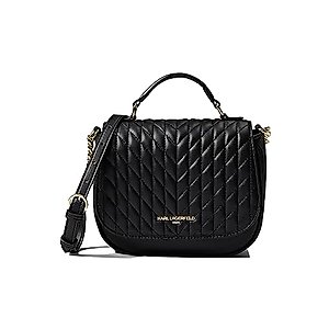 KARL LAGERFELD Paris Kris Top-Handle Crossbody Black One Size