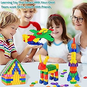 FUBAODA Kids 600pcs Set Building Blocks Construction Toy - Learning Playset STEM Toy Set Educational Kit Child Branin Development Preschool Kindergarten Toy