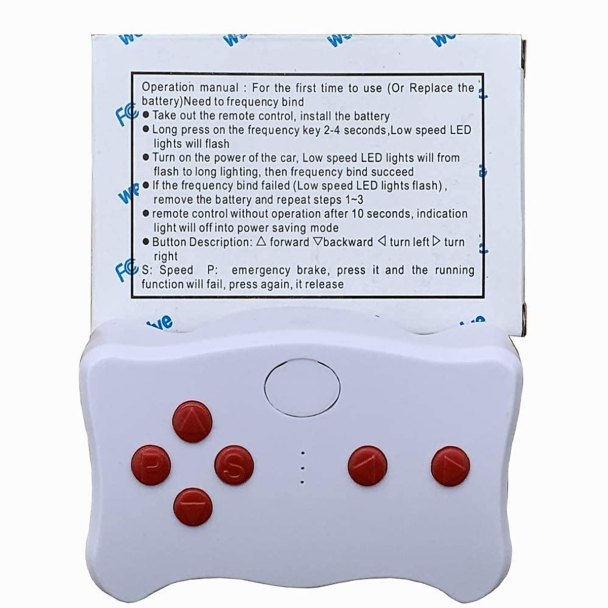 wellye RX43 (RX23) 12V Kids Powered Ride on car 2.4G Bluetooth Remote Control and Receiver Kit Controller Control Box Accessories for Children Electric Ride On Car Replacement Parts