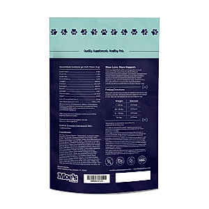 Moe's Healthy Pets Prebiotic and Probiotic for Dogs - Dog Probiotics for Digestive Health and Vitality - Probiotic Chews for Dogs with Pumpkin Flavor - Fiber Supplement for Gut Health for Dogs