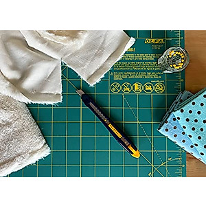 OLFA 9mm Precision Utility Knife (ES-1) - Multi-Purpose Retractable Precision Knife Made From Recycled Materials w/Snap-Off Blade, Replacement Blade: Any OLFA 9mm Blade