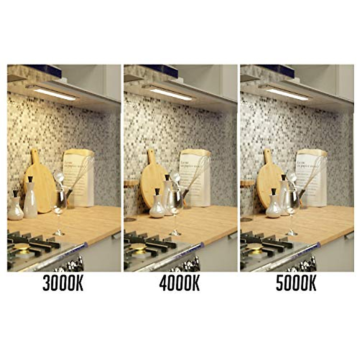 BAZZ 18 inch Selectable Motion Sensor Integrated LED Under Cabinet Light