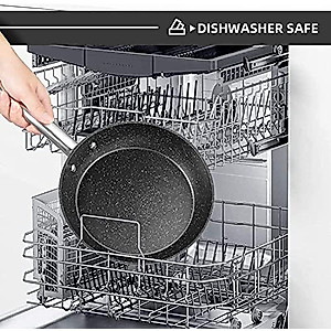 GlowSol 8 Inch Skillet Pan, Nonstick Frying Pan for All Stove, Small Non Stick Frying Pan, Chef Pans for Cooking, PFOA Free