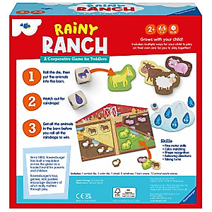Ravensburger Rainy Ranch - Engaging Cooperative Game for Toddlers | Skill Development | Flexibility for Growing Minds | Stimulates Imagination