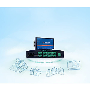 Lubeby Smart USR-N580 8 Channels MQTT Modbus Gateway RS485 Serial to TCP/IP Ethernet Device Server Converter