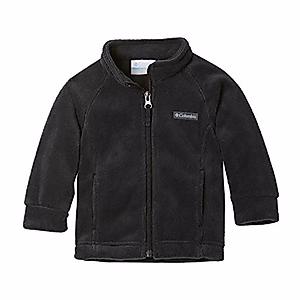 Columbia Baby Girls Benton Springs Fleece Jacket, Black, Medium