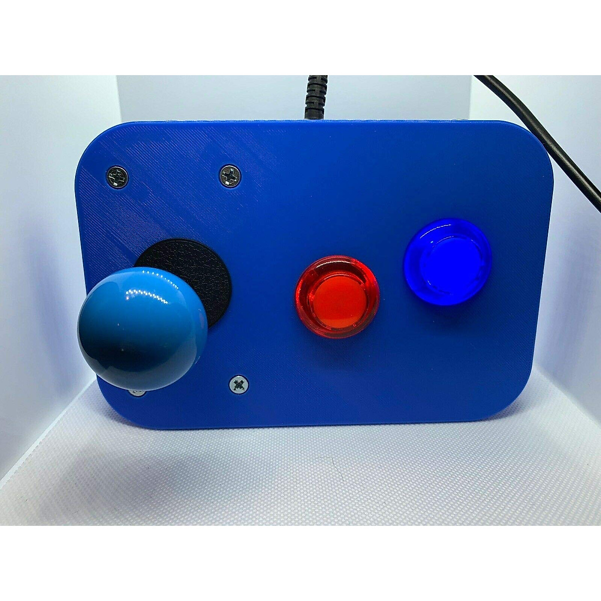 Atari Joystick 7800 2600 Controller Control Arcade Stick Handmade 3D Printed Case Blue