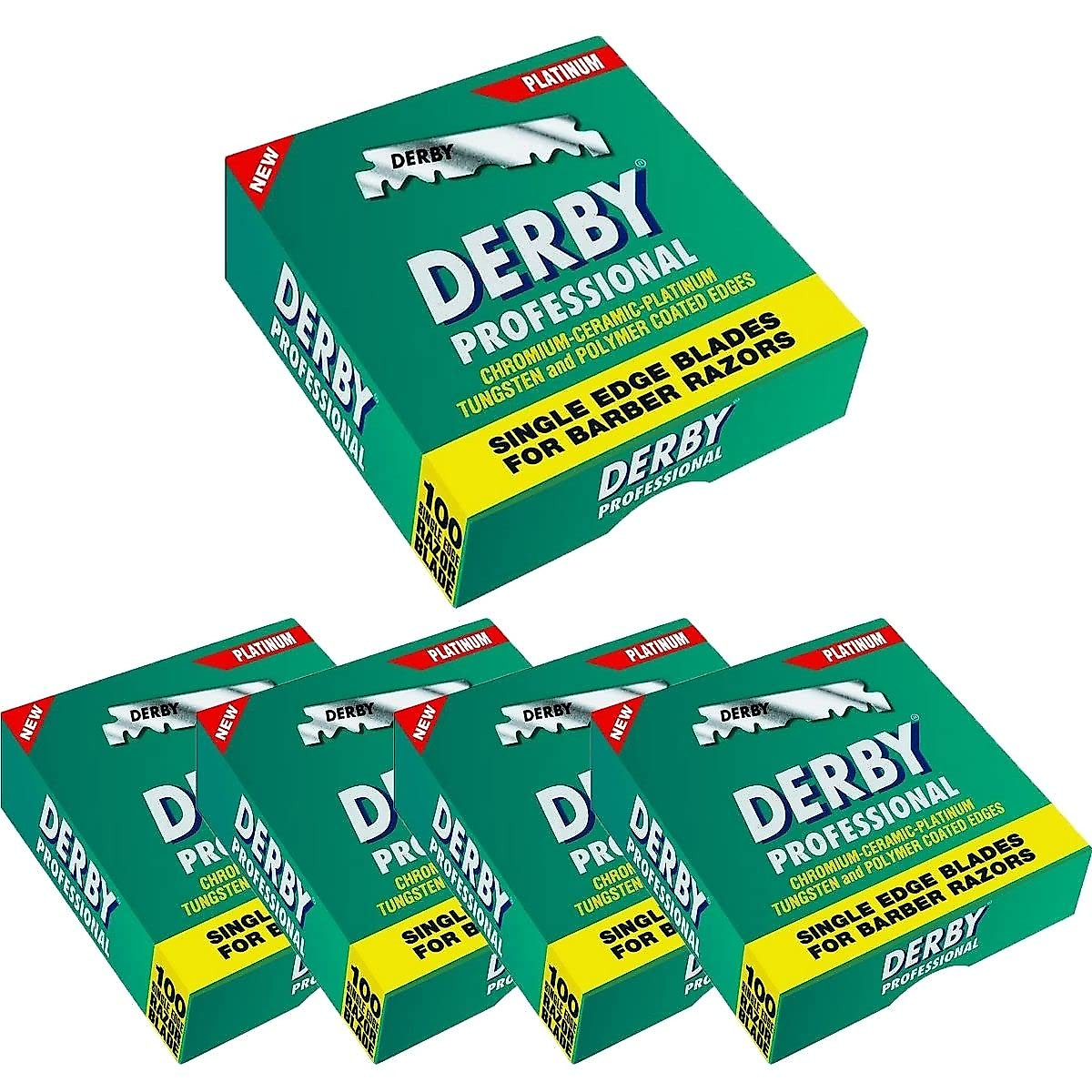 500 "Derby Professional" Single Edge Razor Blades for straight razor