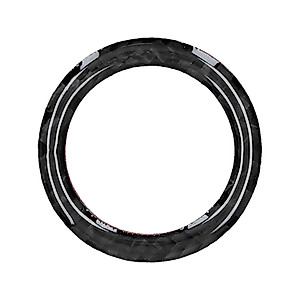 kwmobile Start Stop Button Ring Compatible with BMW BMW 3 Series E90/E91/E92/E93 - Carbon Fiber Car Trim Cover - Black