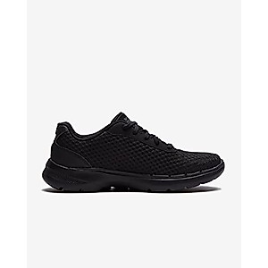 Skechers Women's GO Walk 6-Iconic Vision Sneaker, Black, 9