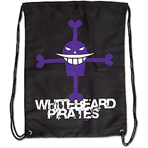 One Piece Whitebeard Pirates Anime Drawstring Backpack