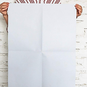 RUSPEPA Gift Wrapping Paper Sheets - Floral Design Perfect for Wedding,Birthday, Mothers Day, Congrats - 8 Folded Sheets - 19.65 X27.5 inches