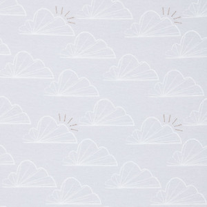 BEABA by Shnuggle Full Size Crib Fitted Sheets, Crib Sheets, Crib Mattress Baby Bedding Set, Sheets for Baby Crib, Pack of 2 Fitted Sheet Set, (Cloud)