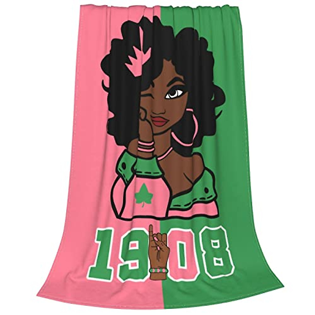 Blanket Sorority Gift Alpha Kappa Throw Blanket 50"x40" Soft Warm Cozy Throw Home Decorative Blanket Sorority Paraphernalia