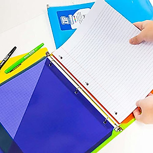 BAZIC Filler Paper Loose Leaf Papers 100 Sheet, College Ruled 3 Hole Punched for Ring Binders, for Office School Student Writing, 1-Pack