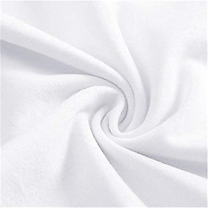 wodceeke Women's Cute Graphic T-Shirts Crewneck Short Sleeve Casual Simple Tee Summer Basic Tops (White G, S)