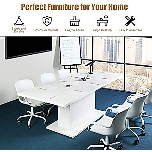 Homy Casa Inc Ethiopia HIGH Glossy White B Table