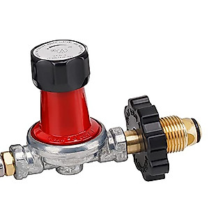 Stanbroil 0-30 PSI High Pressure Adjustable Regulator POL Connection and 48-Inch Hose Assembly Kit