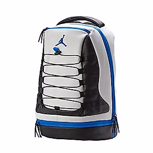 Nike Air Jordan Retro 10 Backpack (One Size, White/Blue)