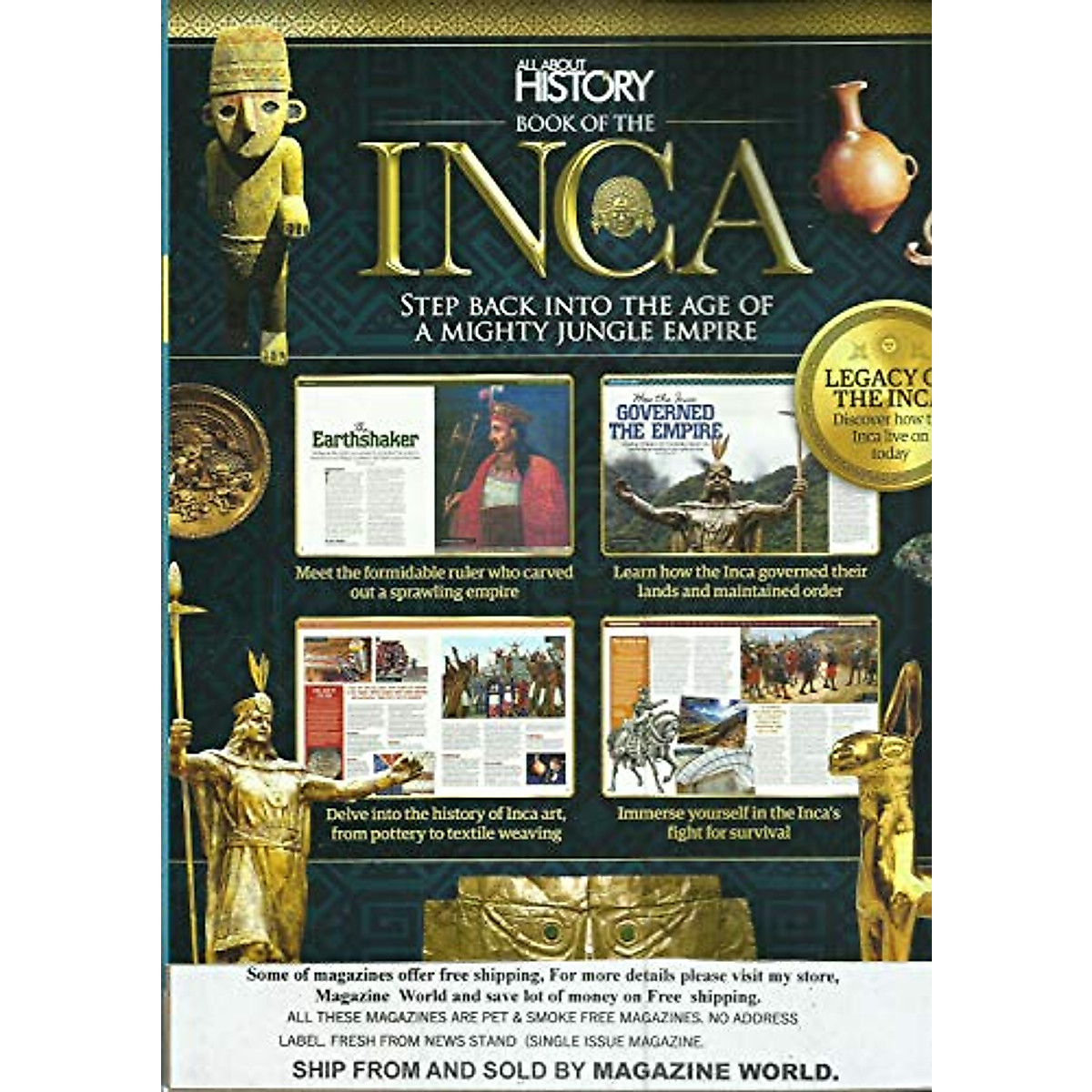 All About History, Book of the INCA Magazine * Brothers at War * Issue 2021