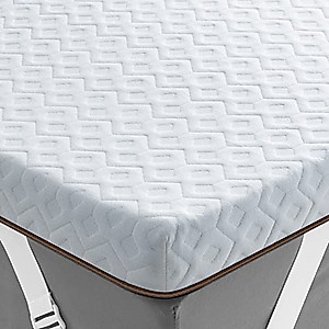 BedStory Memory Foam Mattress Topper Full - 3 Inch Gel Infused Bed Toppers - High Density Foam & Premium Soft Cover, CertiPUR-US Certified