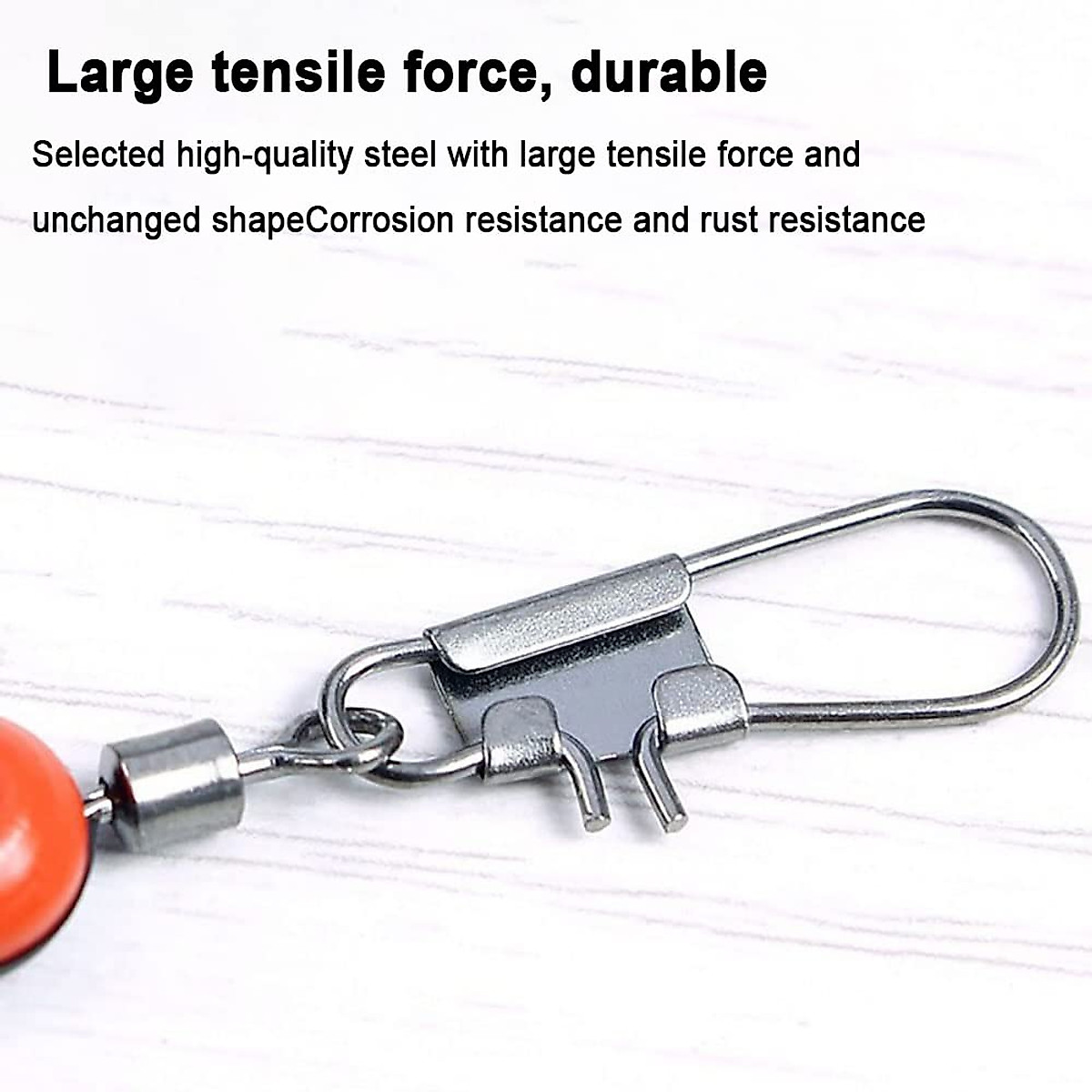 Tzou 100Pcs Fishing Line Sinker Slides Kit with Tackle Box, Fishing Rig Floats Swivel Snap Clip Connector for Fishing