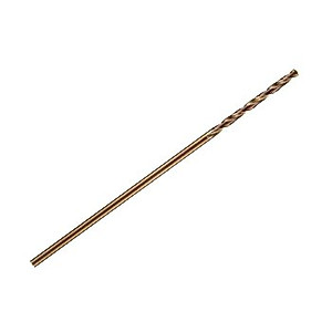 6 Pcs, 5/32" X 6" Cobalt Gold Aircraft Extension Drill Bit, Glbcox65/32, Flute Length: 2"; Overall Length: 6"