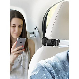 SUPERLIT Multi Car Retractable Backseat 3 in 1 Car Charging Station Box Compatible with All Phones | iPhone | Samsung | Android | Uber Lyft Turo Ride Share Customer Charging Dock Attach to Headrest