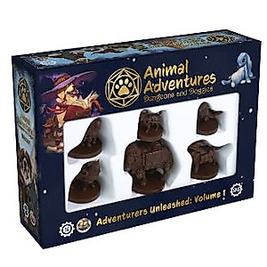 Steamforged Games Animal Adventures Doggies and Dungeons Volume 1-3 Miniatures Bundle (3 Items)