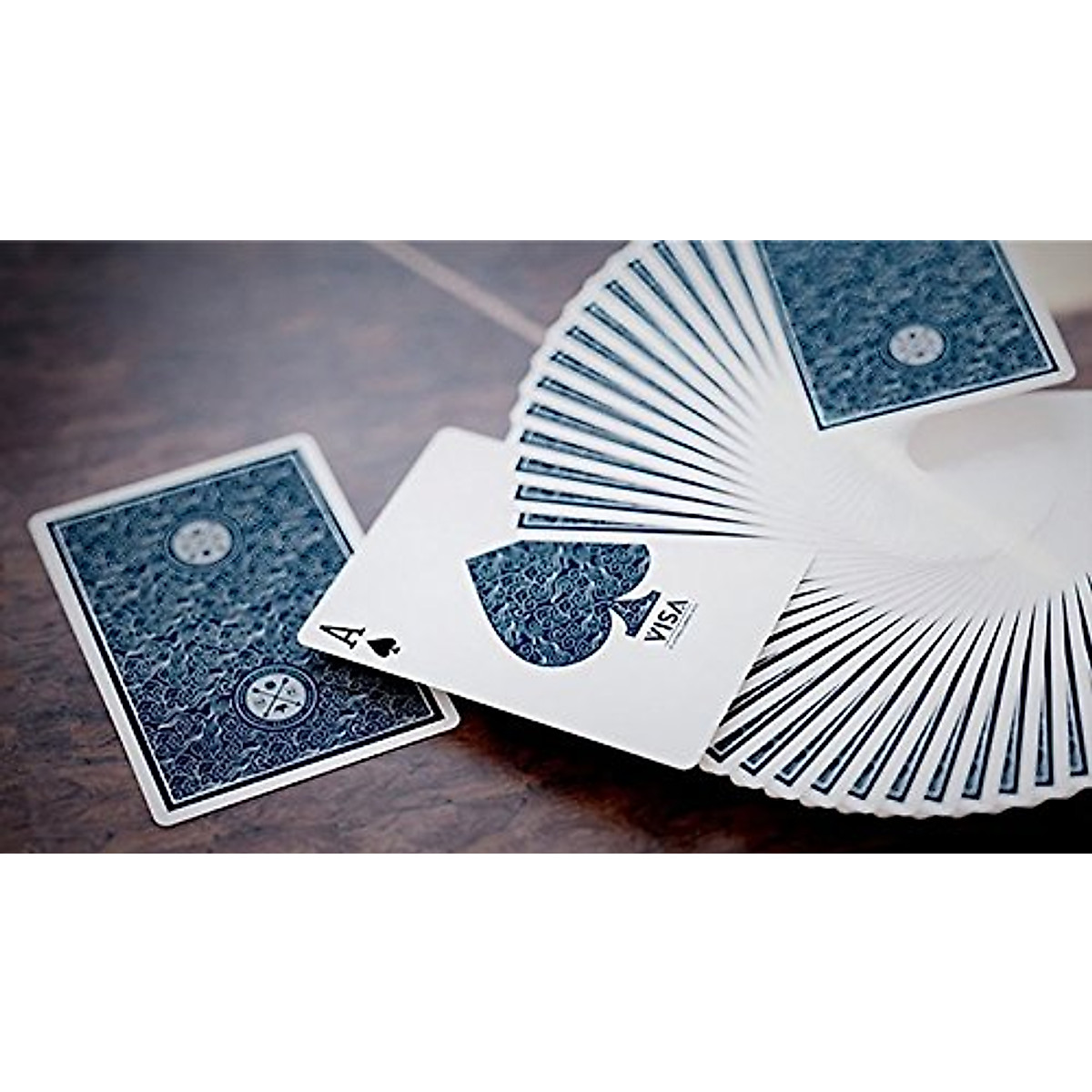 VISA Playing Cards Poker Size Deck USPCC Custom Limited Edition (Blue)