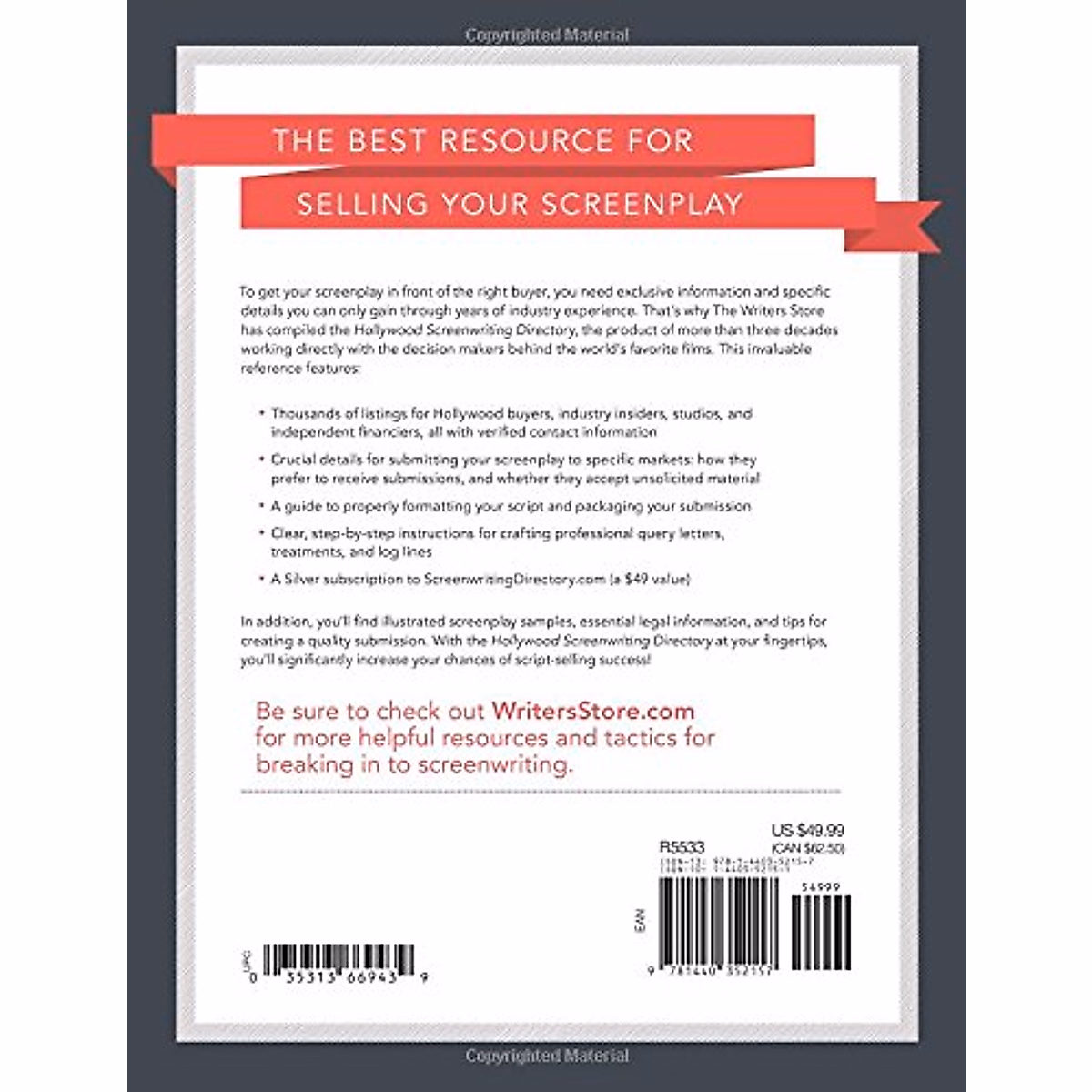 Hollywood Screenwriting Directory Spring/Summer: A Specialized Resource for Discovering Where & How to Sell Your Screenplay