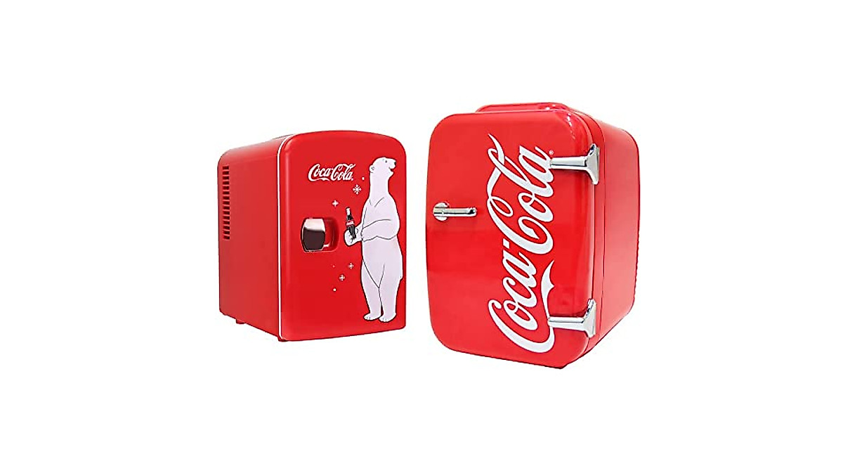 Coca-Cola Retro Mini Fridge - 4L Portable Cooler & Warmer