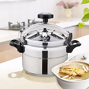 ABOOFAN Aluminum Pressure Cooker, 7L Pressure Canner Release Valve Aluminum Canning Pot Cooker Pot Stove Top Instant Fast Cooking Pot