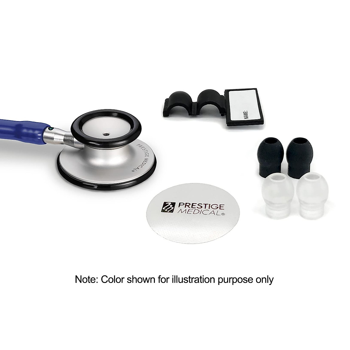 Prestige Medical Clinical lite stethoscope, Stealth Aqua Sea