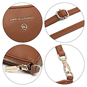 AMELIE GALANTI Small Crossbody Shoulder Bags for women Handbags Purse Underarm pouch with Two Removable adjustable straps