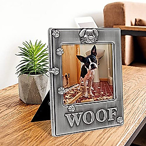 LASODY Memorial Dog Photo Picture Tabletop Frame Woof Frame-Dog Photo Gift