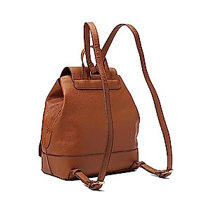 Anne Klein Flap Backpack with Card Case Saddle One Size