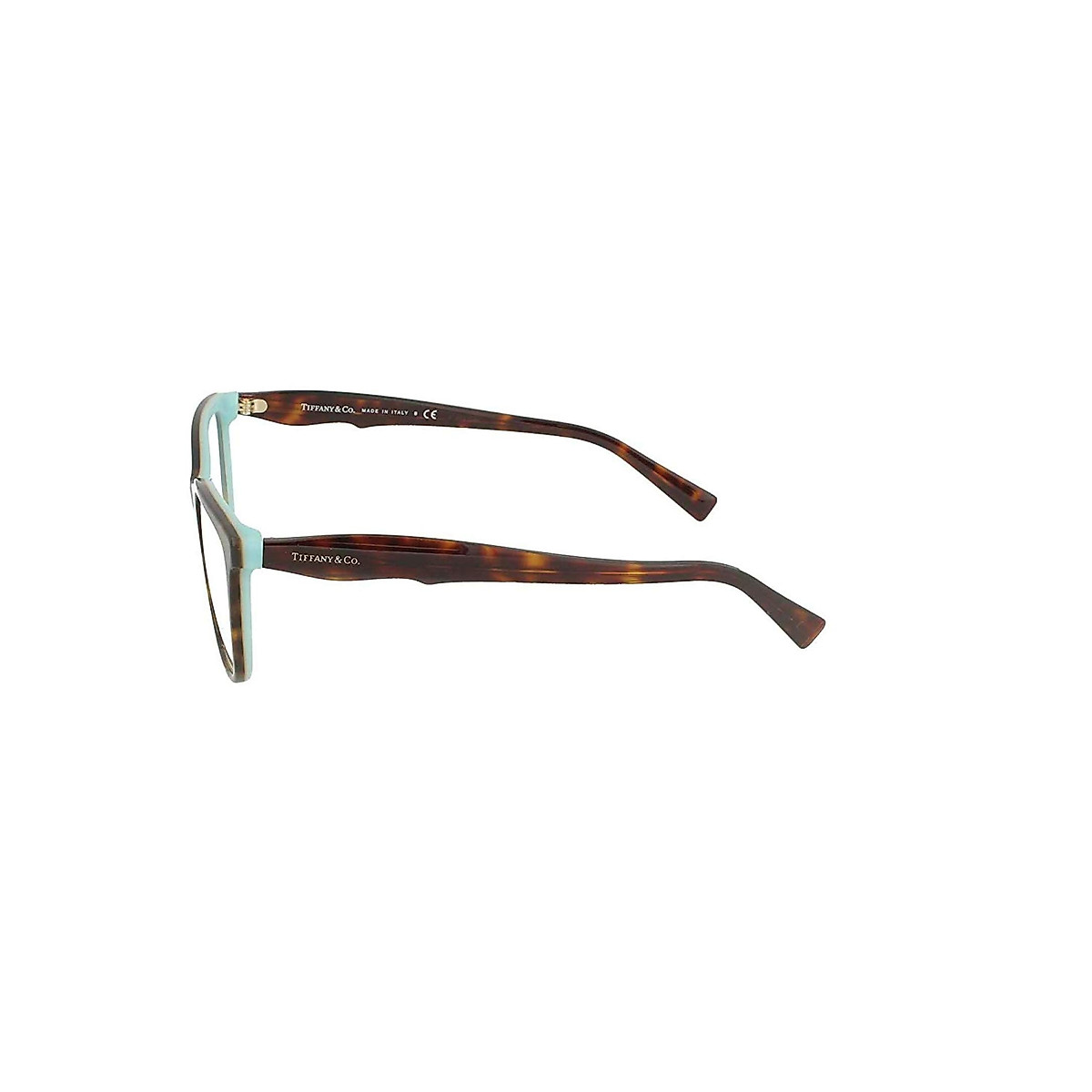 Tiffany TF2175-8134 Eyeglass Frame HAVANA/BLUE Frame W/Clear Demo Lens