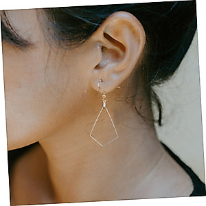 VILLCASE 3sets Earring Findings Charms Round Earring Circle Charms Jewelry Making Hoops for DIY Projects 24pcs*3