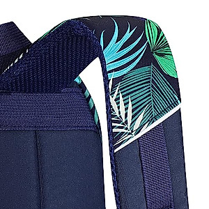 MYGOO Kids Backpack for Boys | Tropical Design Backpack for Teen | Grove Collection | 17" Tall | 24L Capacity | Foliage Black