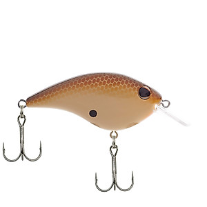 Berkley Frittside Fishing Lure, Cream Pie, 5 Junior (1/4 oz), 2in | 5cm Crankbaits, Classic Flat Side Profile Mimics Variety of Species and Creates Flash, Equipped with Sharp Fusion19 Hook