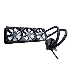Fractal Design Celsius S36-360 mm Radiator - Silent Liquid CPU Cooler - PWM - Intelligent Controls - 3X Fractal Design Dynamic X2 PWM GP-12 120Mm Silent Fans Included - 1/4" Fitting - Black