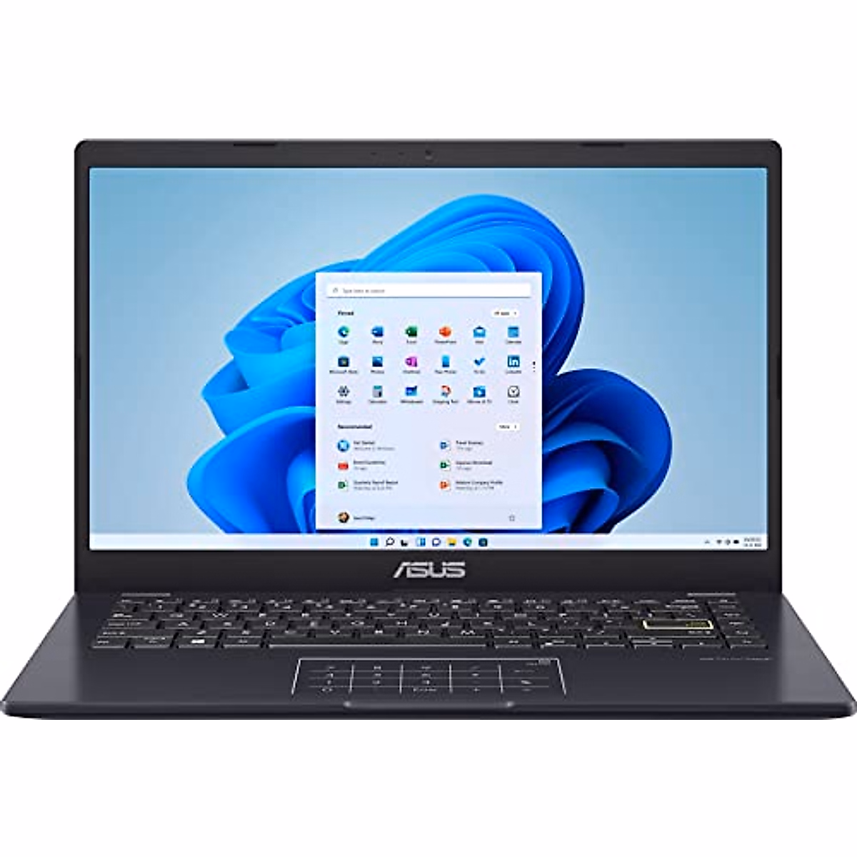 ASUS Newest 14" HD Laptop, Intel Celeron N4020 Processor(up to 2.8GHz), 576GB SSD(64GB eMMC+ 512GB SSD), 4GB RAM, Webcam, Intel HD Graphics, Bluetooth, Win11 S + 1 Year Office 365, Star Black