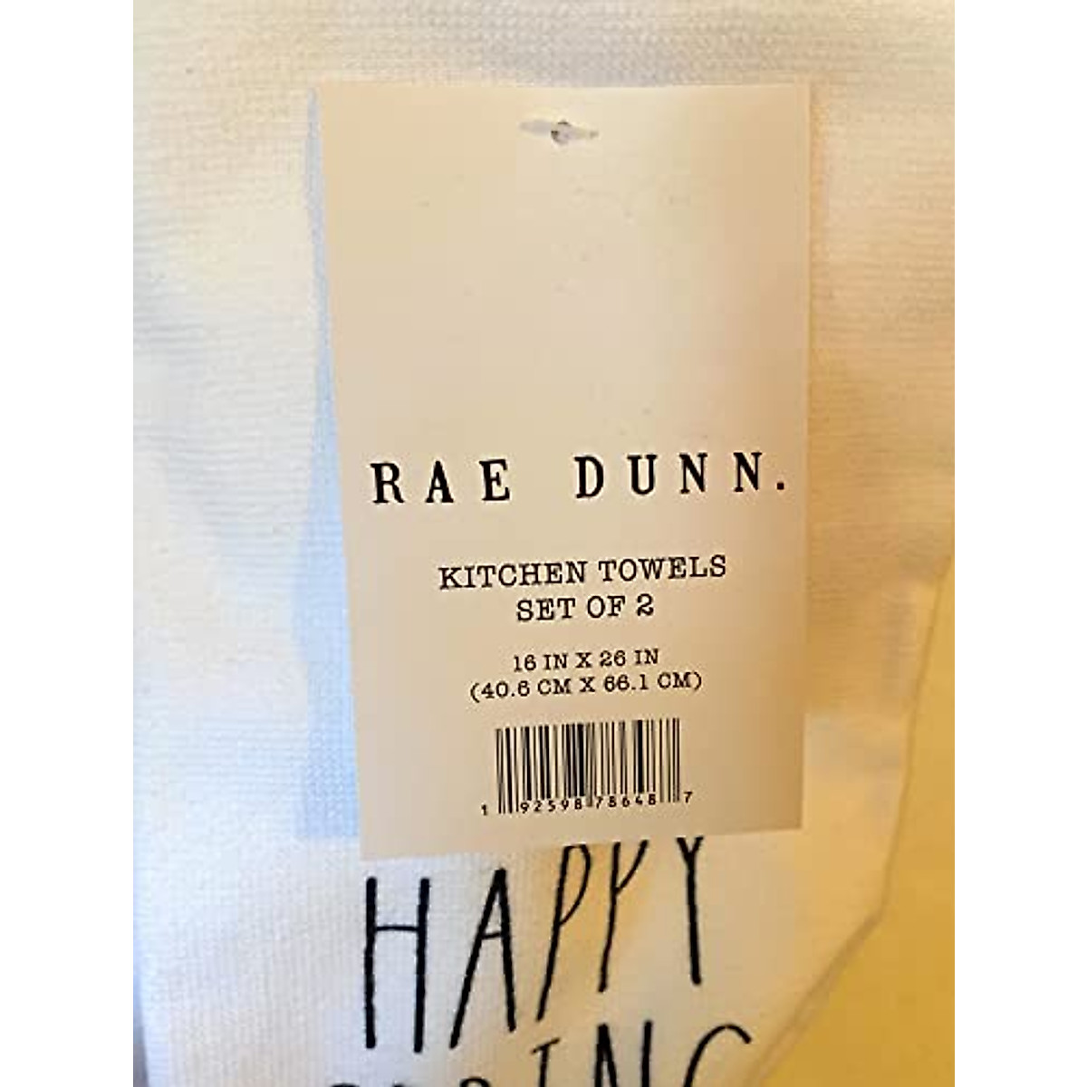 Rae Dunn Easter Happy Spring Kitchen Towel/ Set of 2 pieces/16 “ x 26”