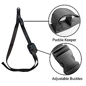 DEEALL Kayak Carry Strap Portable Stand up Surfboard Shoulder Strap Paddleboard Canoe SUP Carring Strap Adjustable Nylon Carry Belt