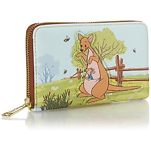 Loungefly Wallet: Disney Winnie The Pooh - Kanga and Roo Faux Leather Wallet Multicolor, Amazon Exclusive